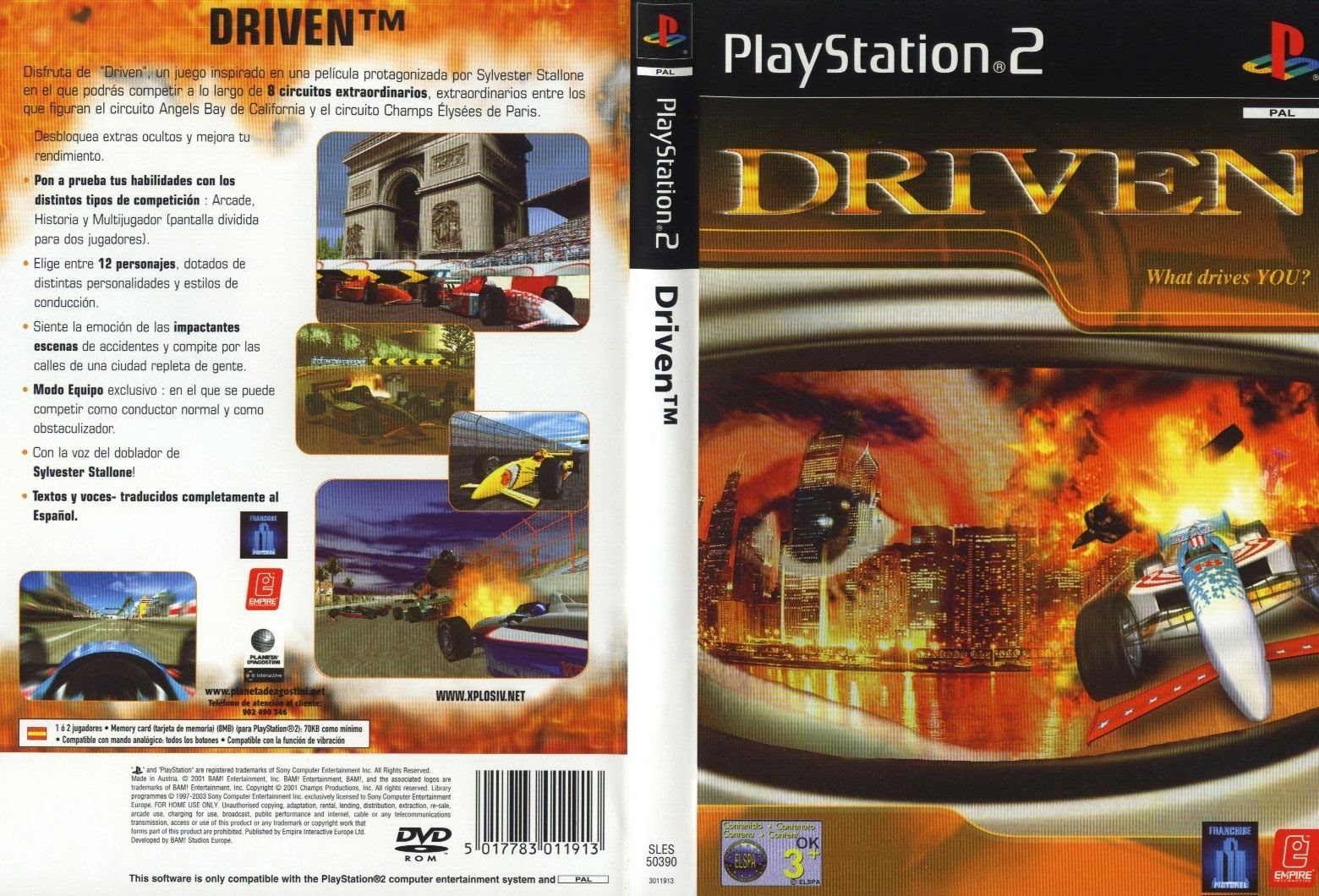 Coleccion Caratulas PS2: Driven